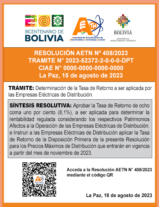 Autoridad de Electricidad y Tecnología Nuclear - Página Web Oficial
