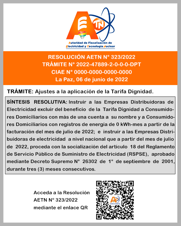 Autoridad de Electricidad y Tecnología Nuclear - Página Web Oficial