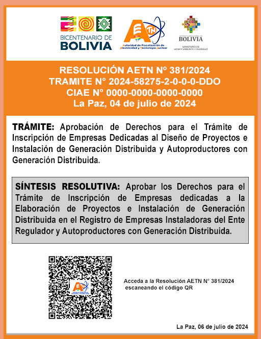 Autoridad de Electricidad y Tecnología Nuclear - Página Web Oficial