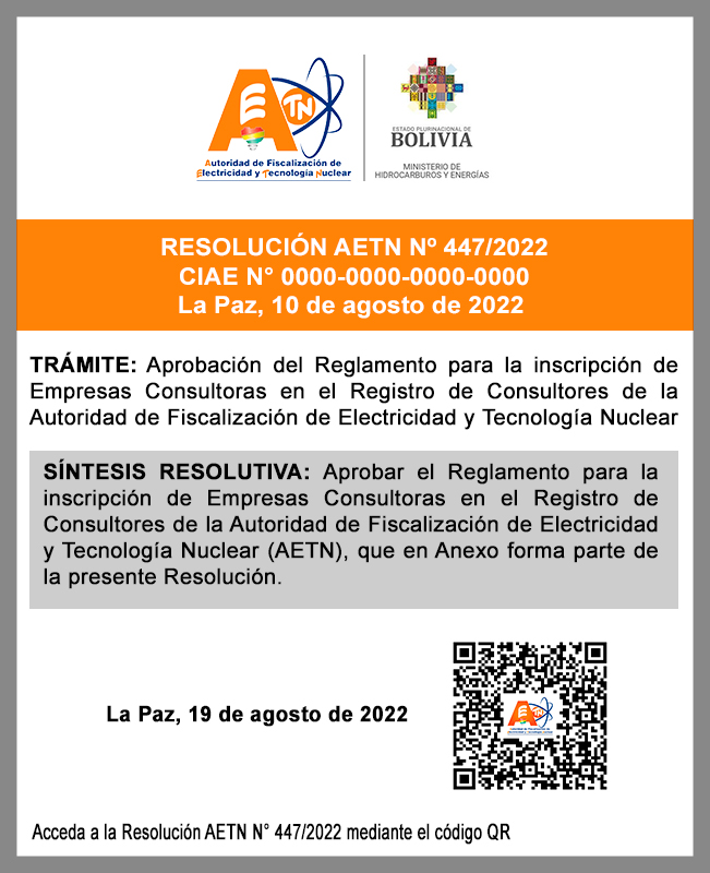 Autoridad de Electricidad y Tecnología Nuclear - Página Web Oficial
