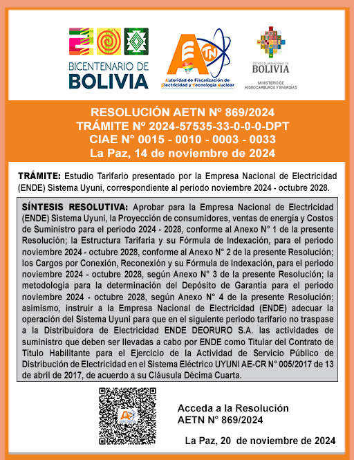 Autoridad de Electricidad y Tecnología Nuclear - Página Web Oficial